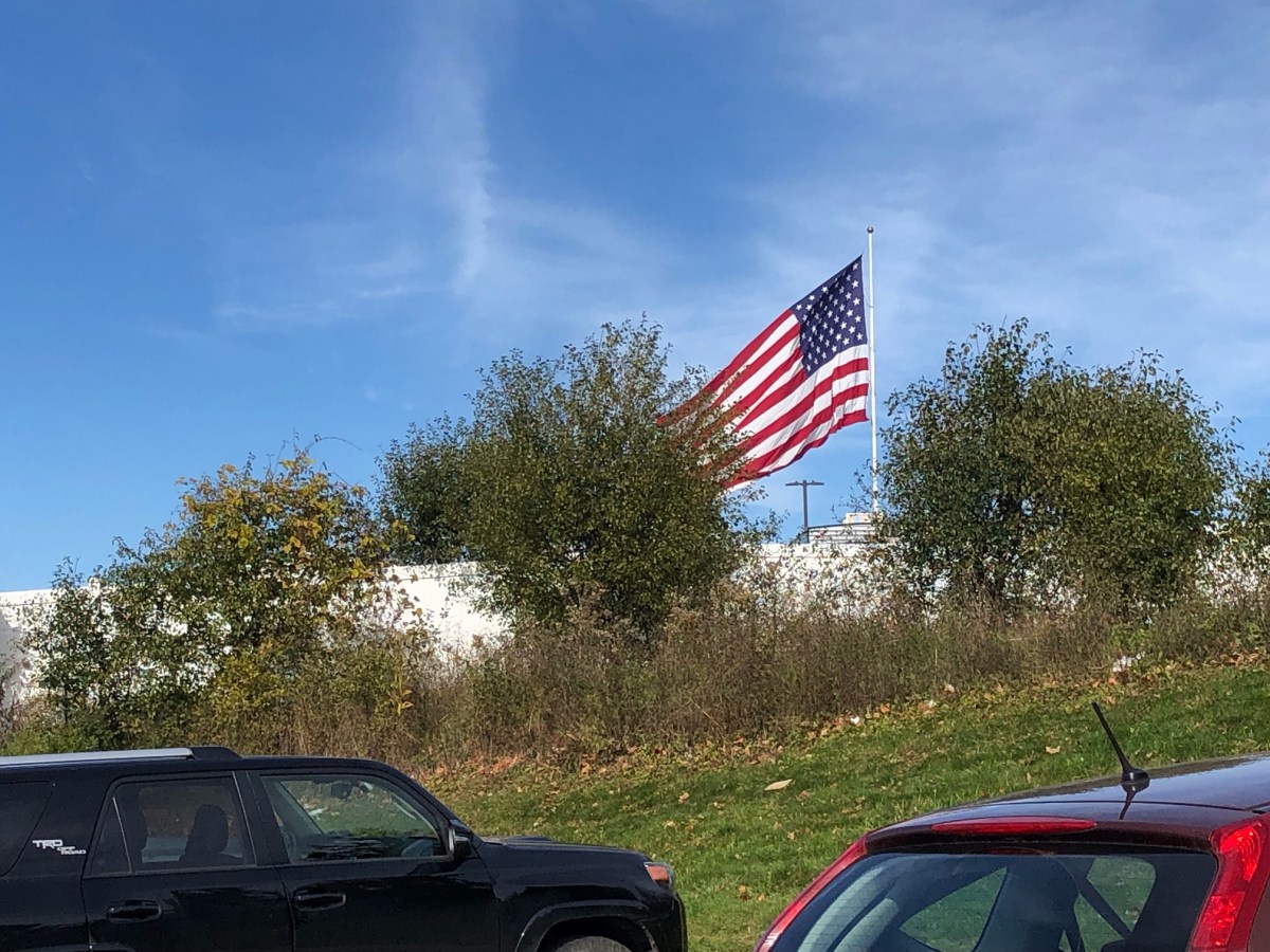 A really big flag | Mark Bialczak